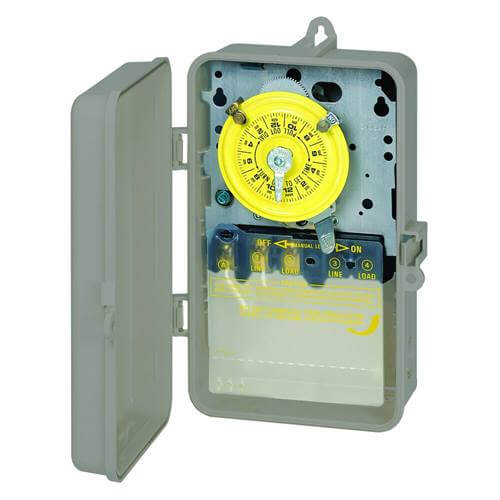 T101P - Intermatic T101P - Mechanical Time Switch w/ NEMA 3R Plastic ...