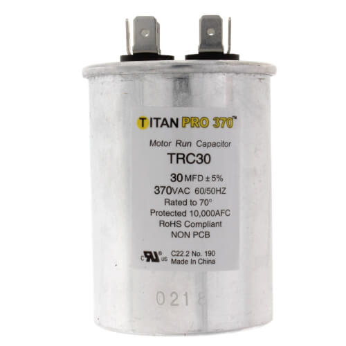 TRC30 - Titan Pro TRC30 - 30 MFD Round Motor Run Capacitor (370V)