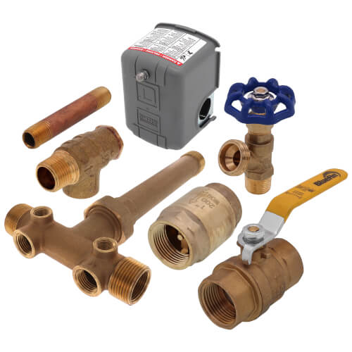 TTPU100-10 - Bluefin TTPU100-10 - 1" x 10" MPT Union Brass Tank Tee ...