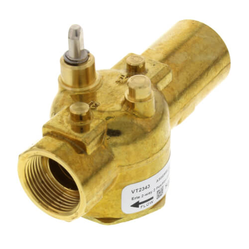 VT2343 - Erie VT2343 - 3/4" Inverted Flare 2-Way Zone Valve Body (3.5 Cv)