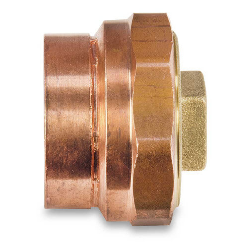 WD88-20 - Cello WD88-20 - 1-1/4" Cast Copper DWV Cleanout Adapter w ...