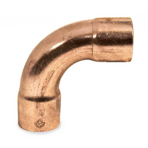 WP7LT-06 - Cello WP7LT-06 - 3/8" Copper 90° Long Turn Elbow
