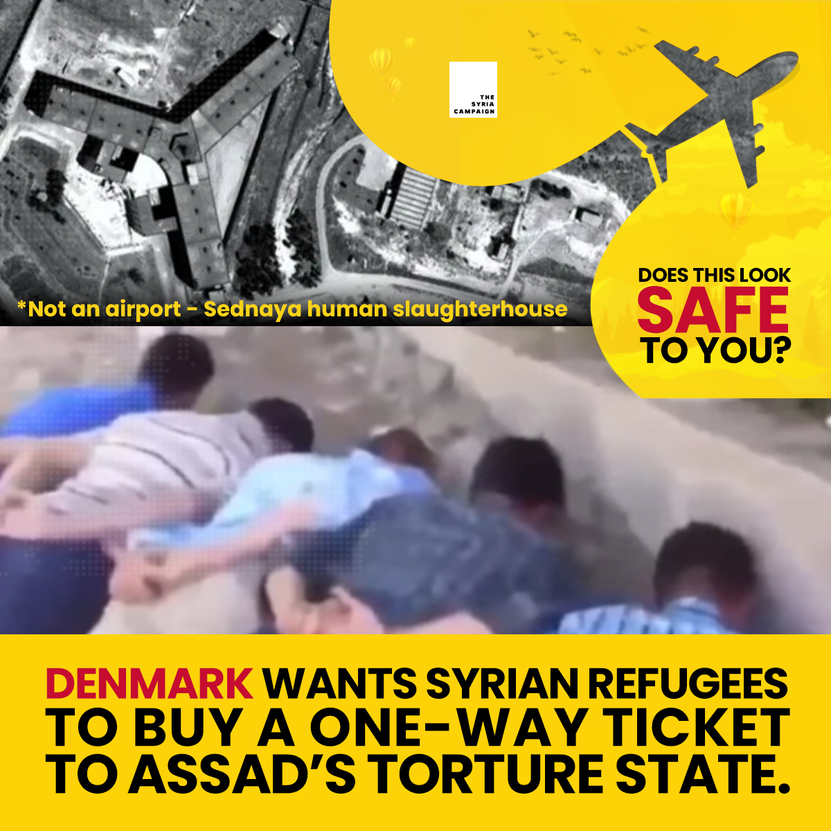Tell Denmark: Syria is not safe for refugees to return. Reverse your ...