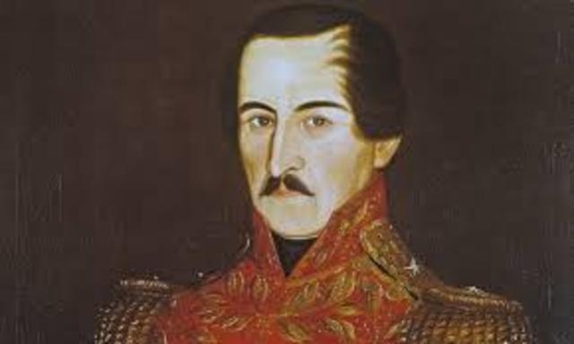 VIDA Y OBRAS DE FRANCISCO DE PAULA SANTANDER timeline | Timetoast