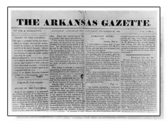 Arkansas History timeline | Timetoast timelines