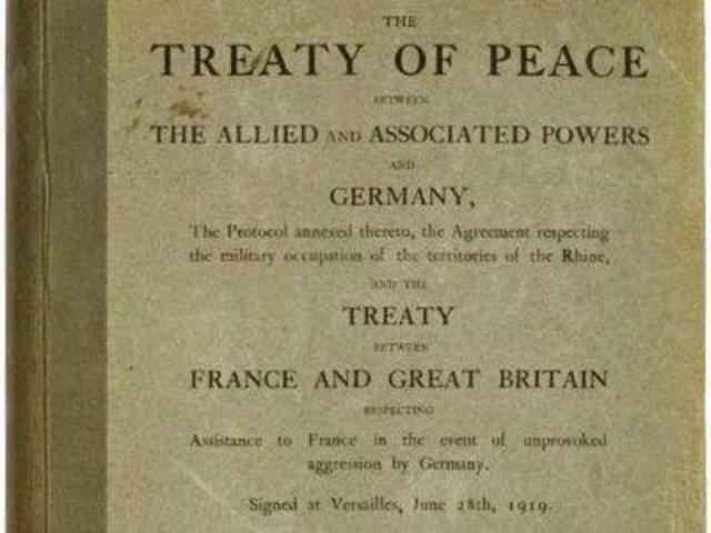 World War I, the Treaty of Versailles, and the Great Depression