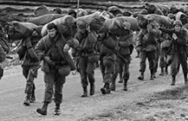 The "Falklands" War timeline | Timetoast timelines