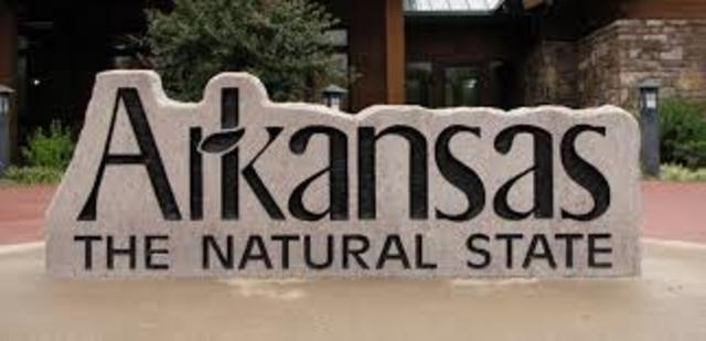 Arkansas History timeline | Timetoast timelines