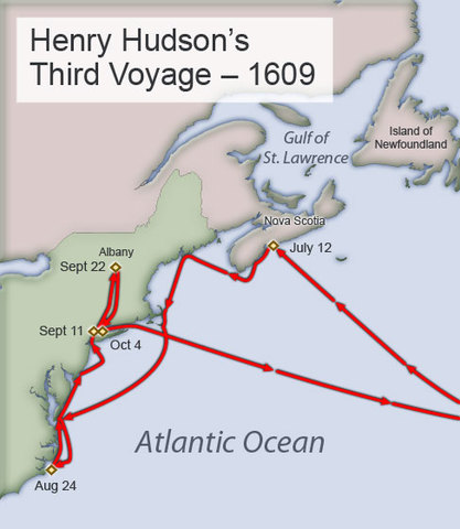 When Did Henry Hudson Discover Hudson River