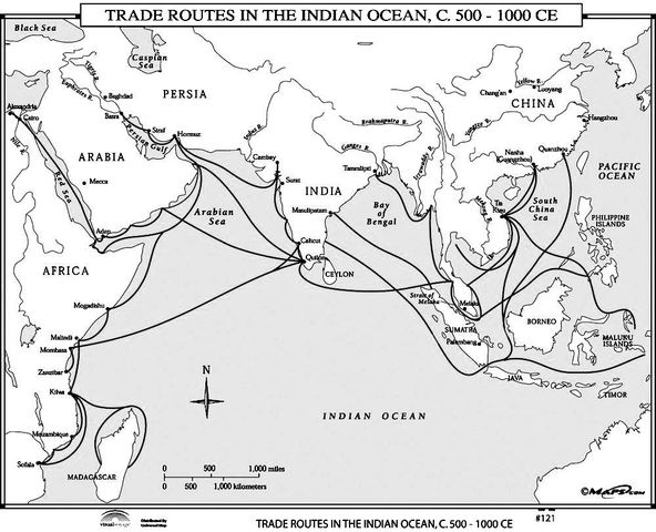 Indian Ocean Trade Developments and Networks timeline | Timetoast