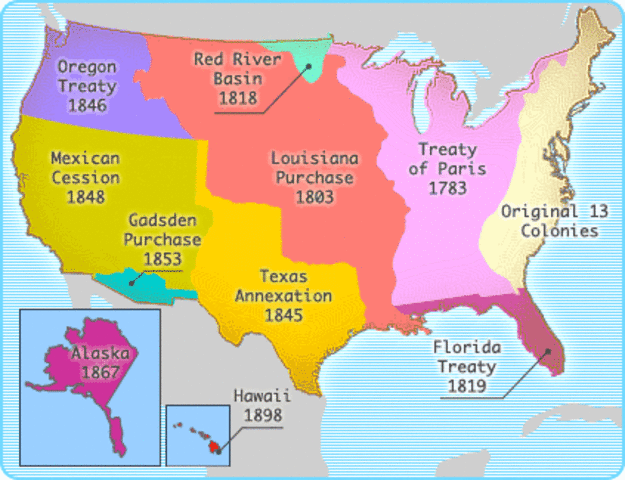 Settlement & Growth of the United States timeline | Timetoast