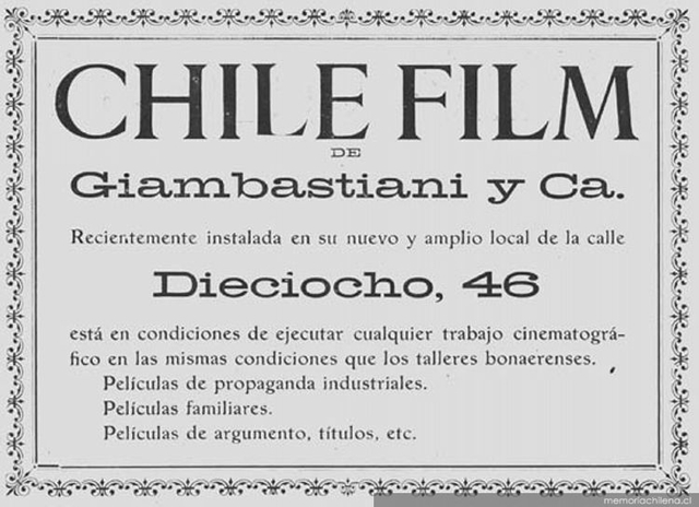 cine en chile timeline | Timetoast timelines