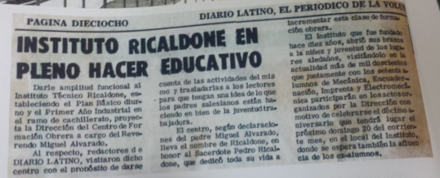 HISTORIA DEL RICALDONE timeline | Timetoast timelines