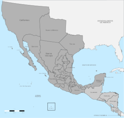 México del 1820 al 1860 timeline | Timetoast timelines