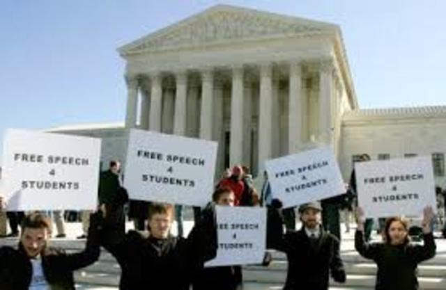 1st Amendment Timeline, Jayden Whittenburg | Timetoast timelines