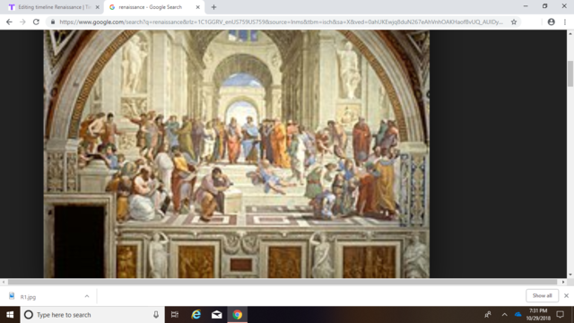 Renaissance timeline | Timetoast timelines