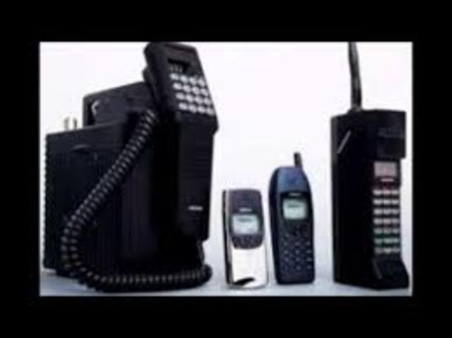La evolución del teléfono celular timeline | Timetoast timelines