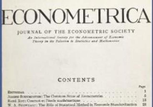 Historia de la Econometría timeline | Timetoast timelines