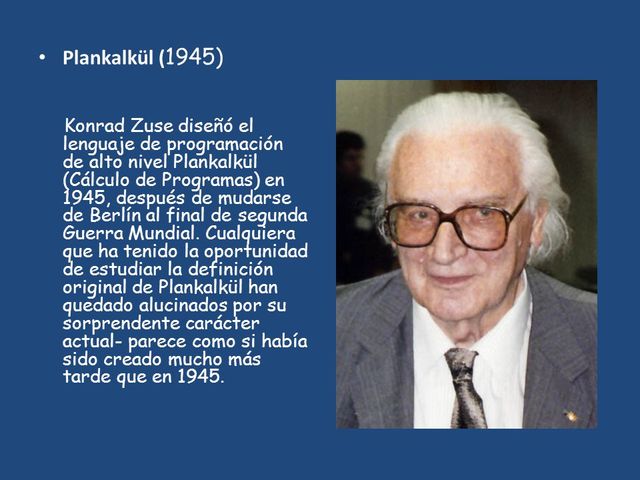 Historia del lenguaje de programación timeline | Timetoast timelines