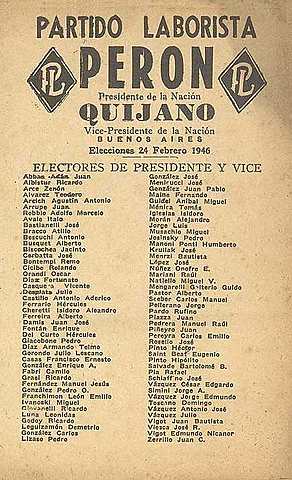 Cronología de Juan Domingo Perón (1943-1955) timeline | Timetoast