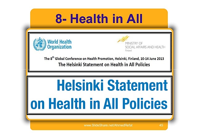 HEALTH PROMOTION STATEMENTS timeline | Timetoast timelines