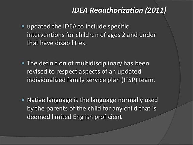 Timeline of Special Education | Timetoast timelines