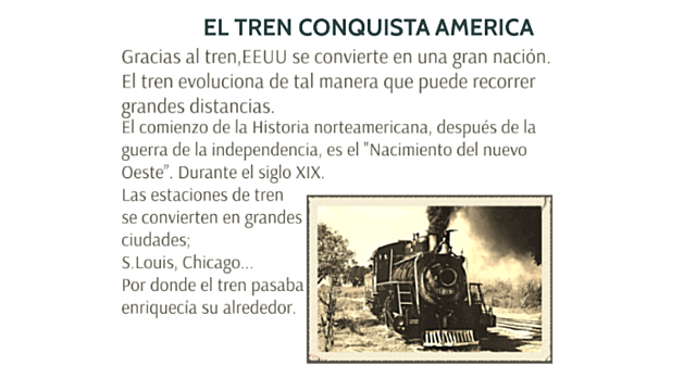 Evolución del transporte ferroviario timeline | Timetoast timelines