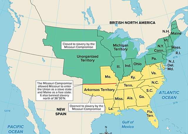 Sectionalism and Slavery timeline | Timetoast timelines
