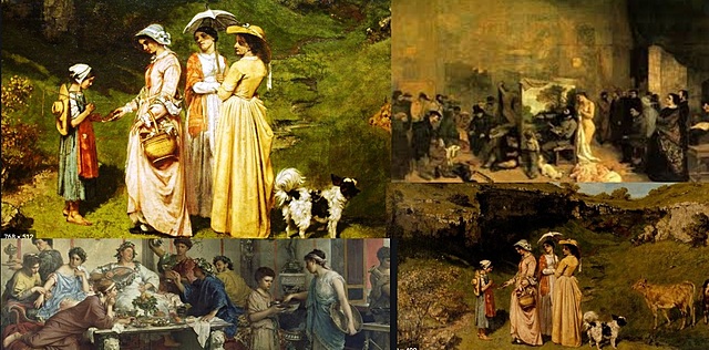 Neoclasicismo, Romanticismo, Realismo, Impresionismo, Modern Style