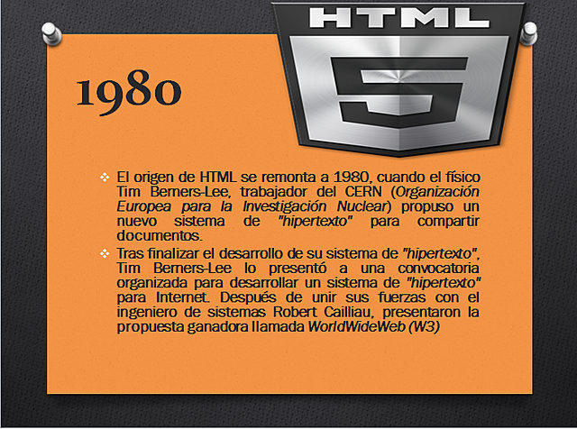 Historia de HTML timeline | Timetoast timelines