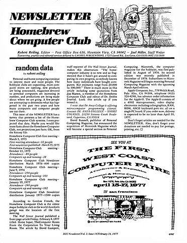 The Homebrew Computer Club timeline | Timetoast timelines