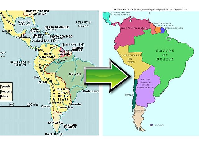 Latin America Independence processes. timeline | Timetoast timelines
