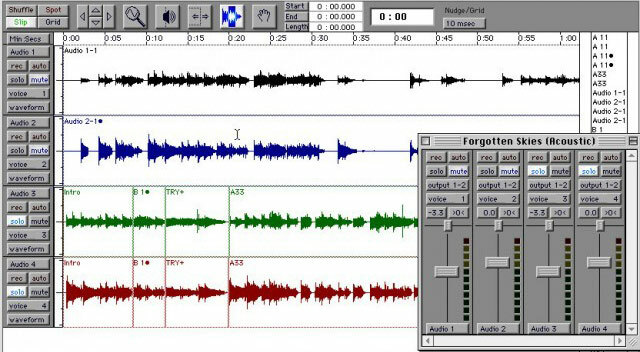 Pro Tools timeline | Timetoast timelines