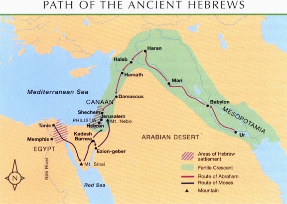 Chronology of Ancient Hebrews timeline | Timetoast timelines