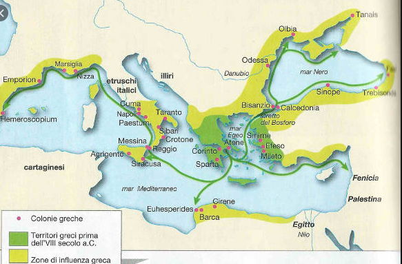 Linea del tempo della civiltà greca timeline | Timetoast timelines