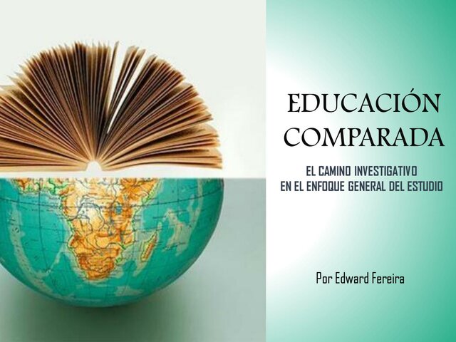 “Las etapas en que ha evolucionado la Educación Comparada” timeline