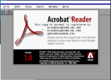 Adobe Reader timeline | Timetoast timelines