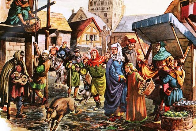 Middelalder timeline | Timetoast timelines