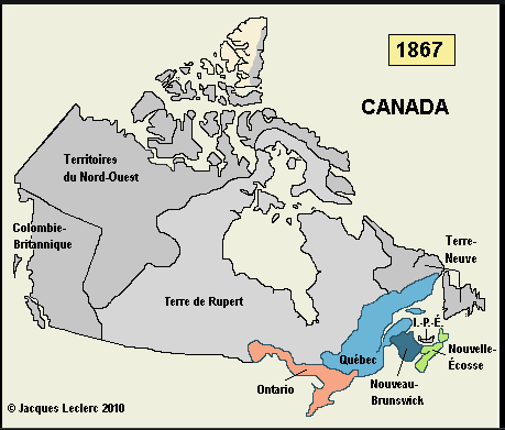 L'entrée des provinces canadiennes dans la Confédération du Canada