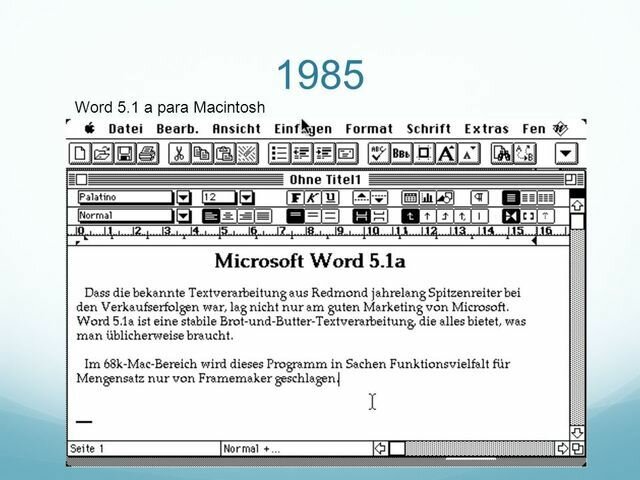 EVOLUCION DE MICROSOFT WORD timeline | Timetoast timelines