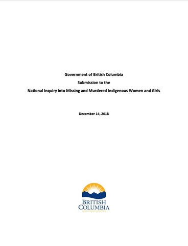 The MMIWG Crisis in British Columbia and Project E-PANA timeline | Tim