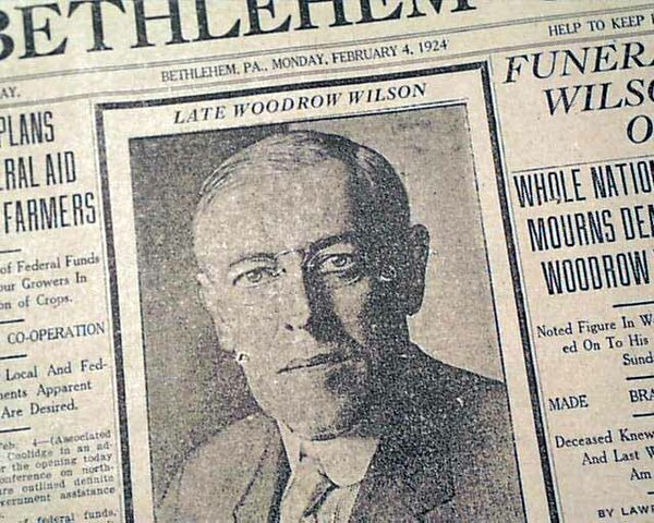 Woodrow Wilson president project timeline | Timetoast timelines