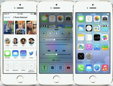 Evolución de la interfaz gráfica de Ios Ios timeline | Timetoast