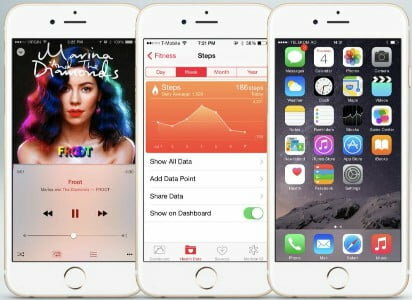 Evolución de la interfaz gráfica de Ios Ios timeline | Timetoast