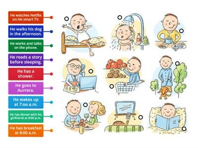 Daily Routines timeline | Timetoast timelines