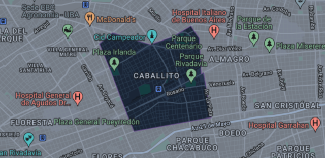 Historia del Barrio de Caballito timeline | Timetoast timelines