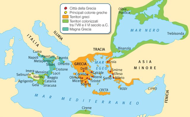 la storia classica (greca) timeline | Timetoast timelines
