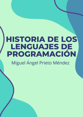 Historia de los lenguajes de programación timeline | Timetoast