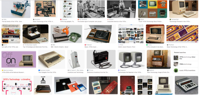 Tech in the 1970's timeline | Timetoast timelines