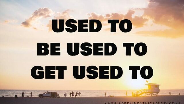 Usedto/Get used to/Be usedto timeline | Timetoast timelines